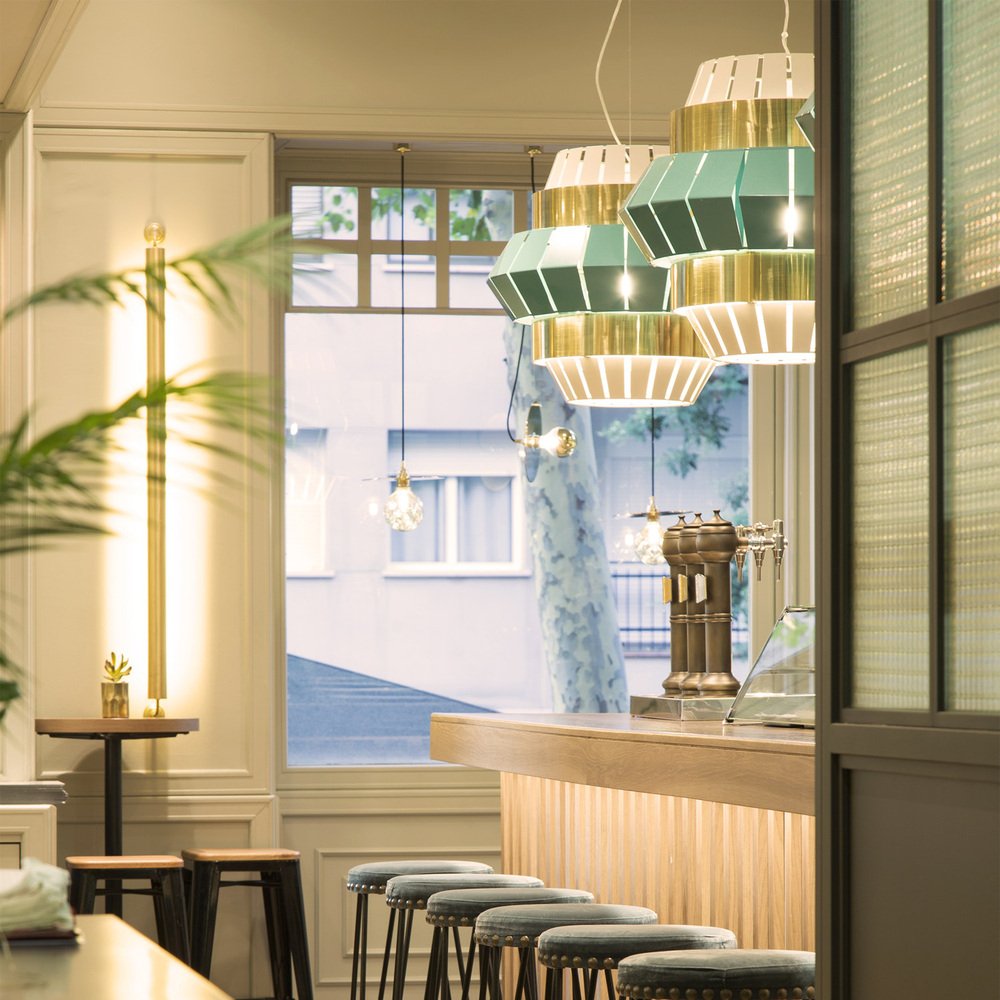 Comb Suspension Lamp by Utu Soulful Lighting for sale at Pamono