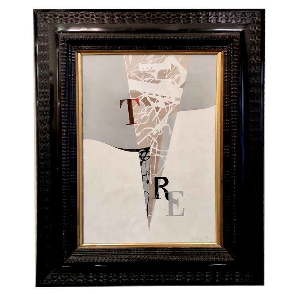 Three Painting by Angelo Rinaldi, 1990s for sale at Pamono