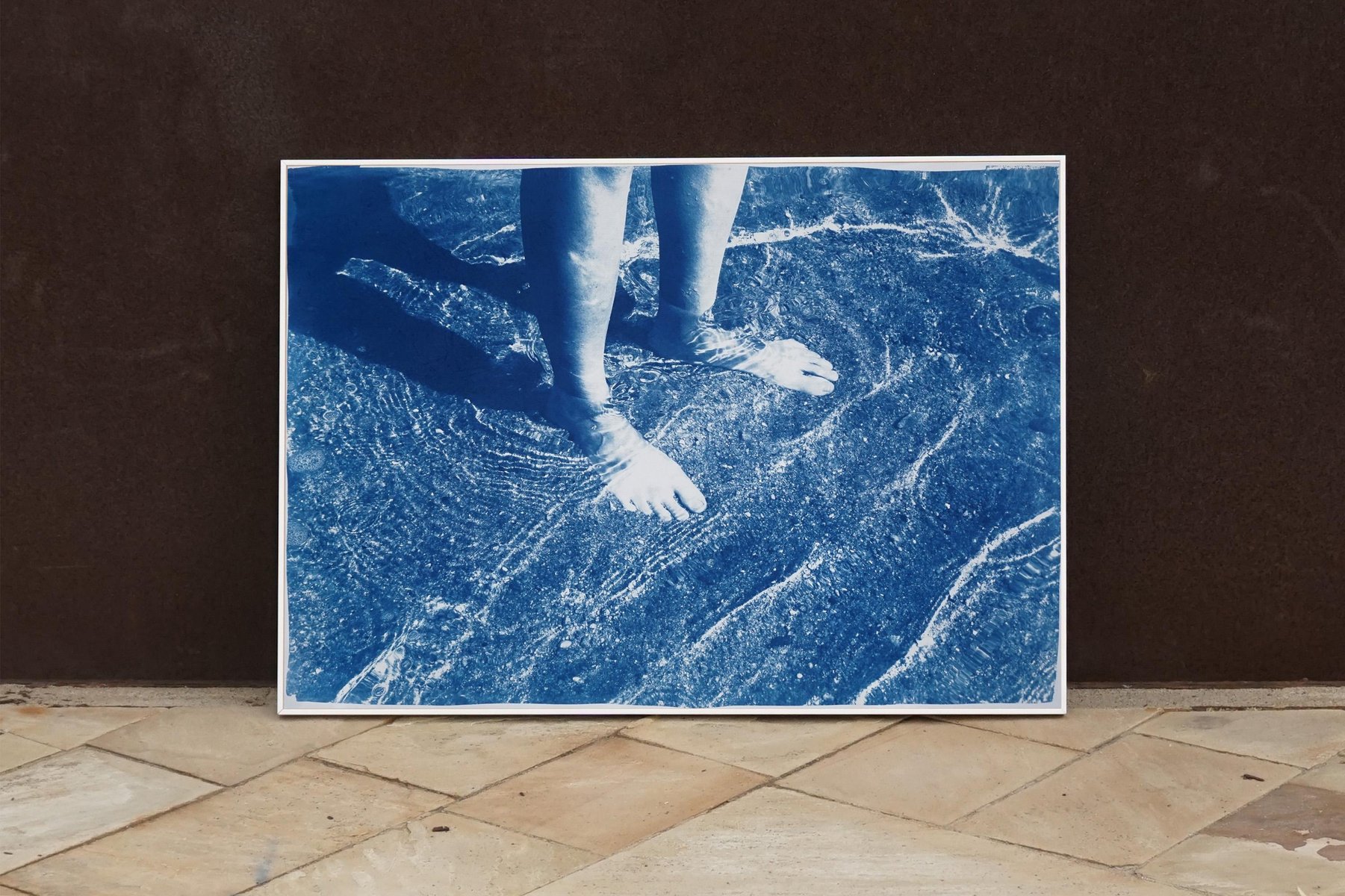 Greek Beach Bliss, Cyanotype, 2019 for sale at Pamono