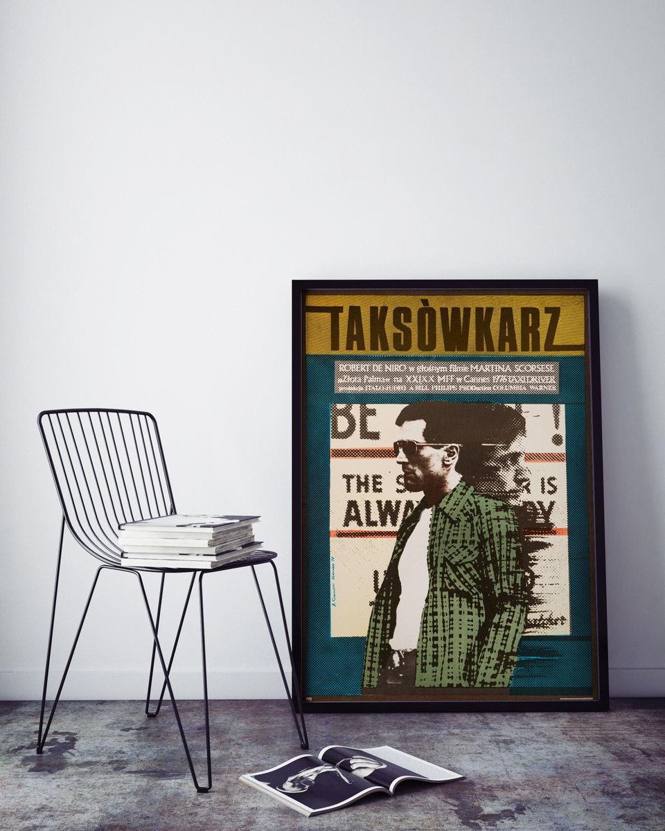 Taxi Driver Original Vintage Movie Poster by Andrzej Klimowski, Polish ...