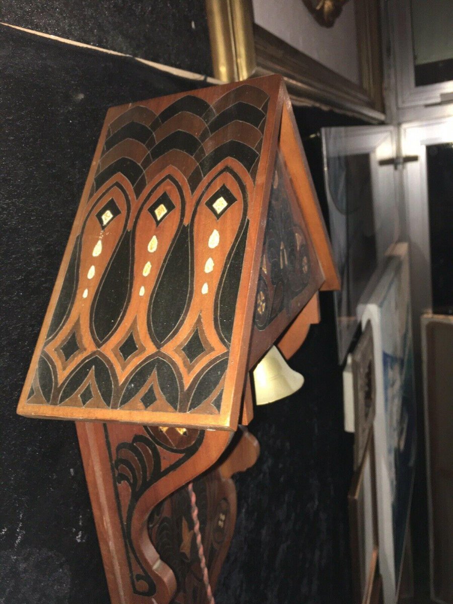 Art Nouveau Bell Clock for sale at Pamono