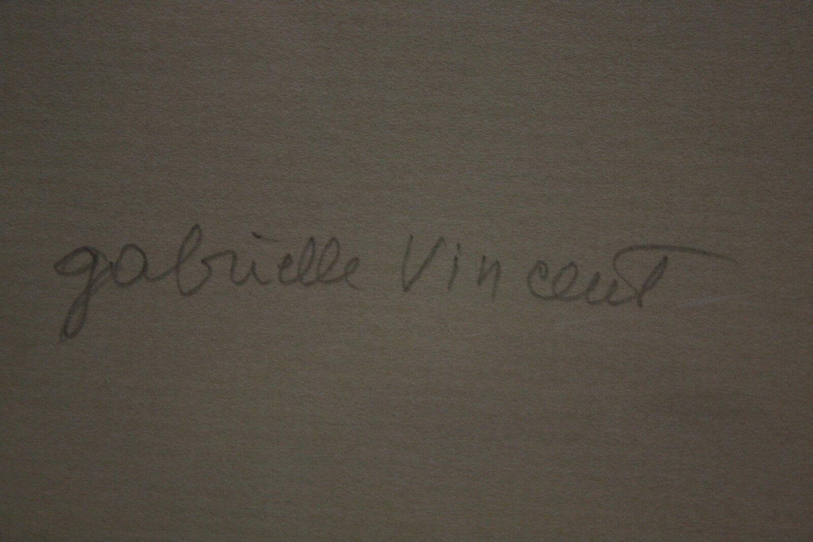 Gabrielle Vincent, Brel Jaques Martin Monique, Lithograph for sale at ...