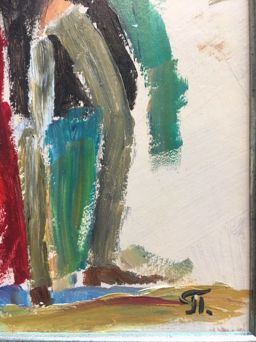 Boris Pavlov, 1928-2005, Elegant Couple, Oil on Cardboard for sale at ...