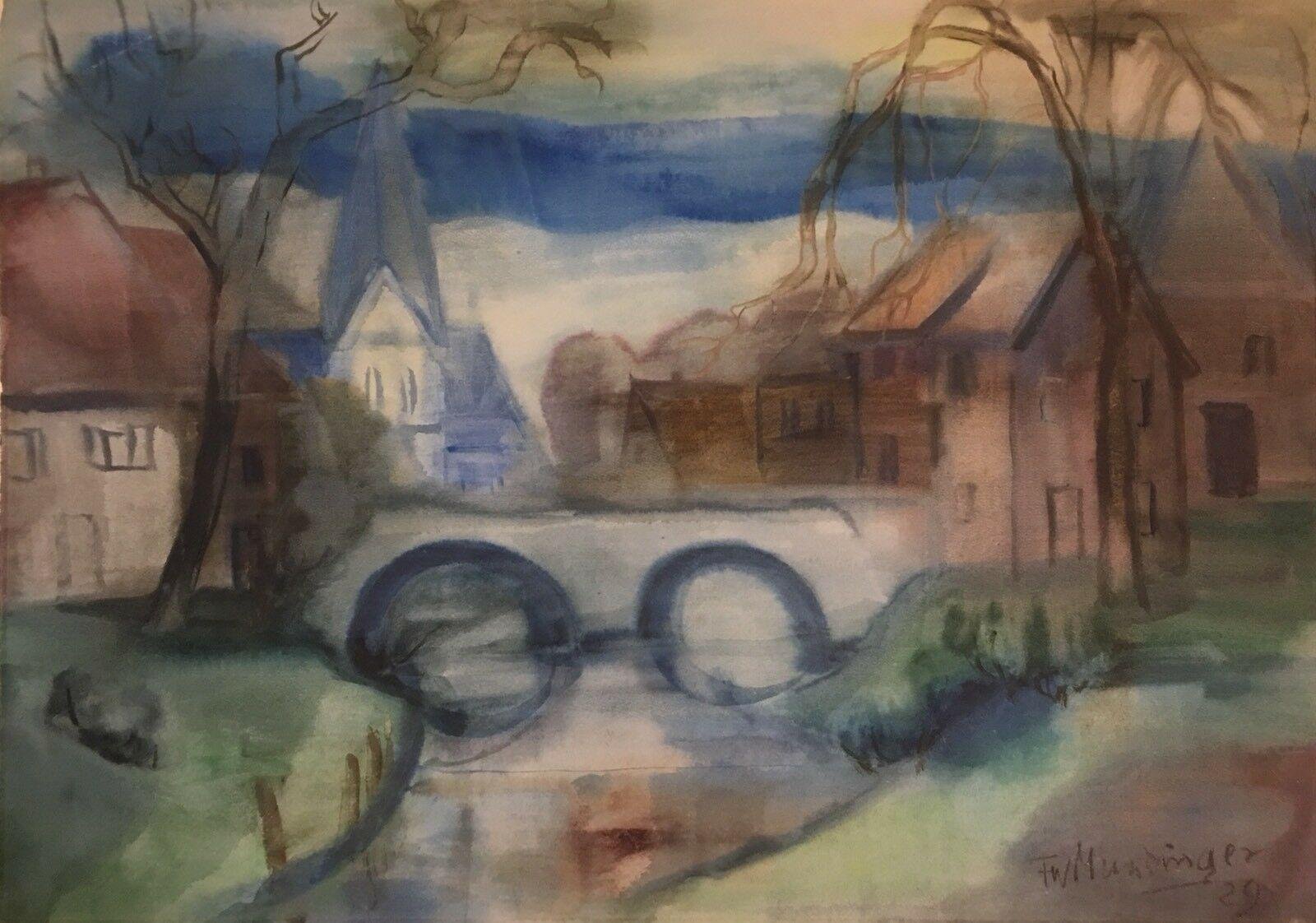 FW Mundinger, 1929, Paula Modersohn-Beck, Aquarell bei Pamono kaufen