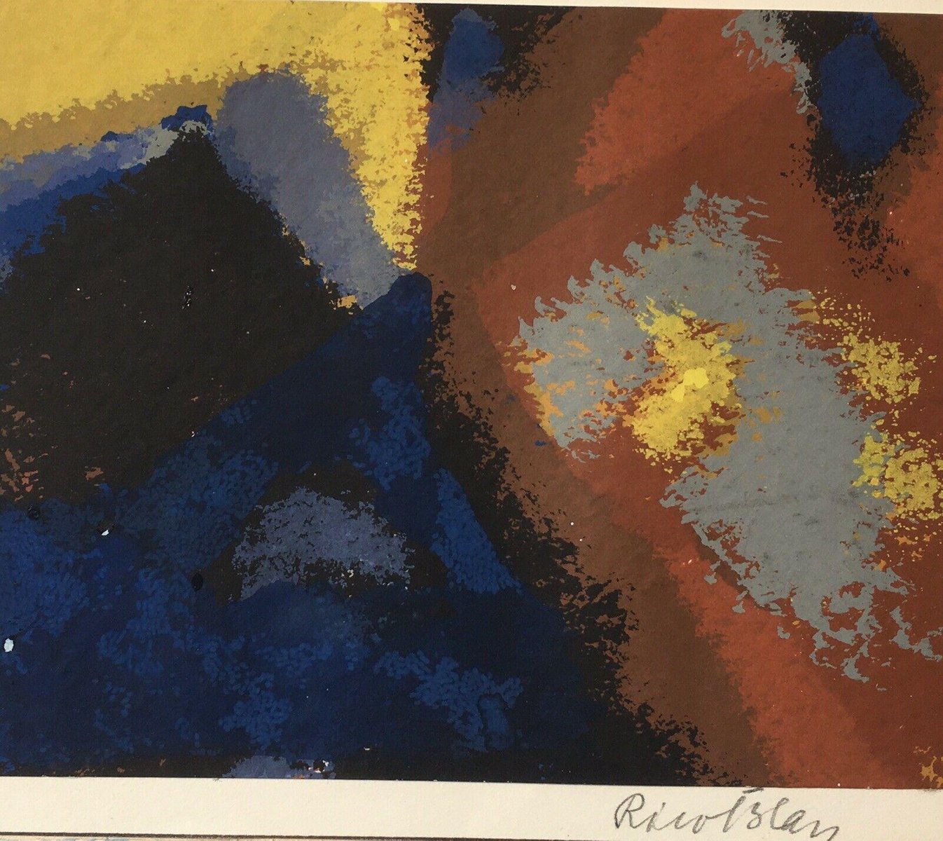 Rico Blass, 1908-2002, Lithographs, Set of 3 for sale at Pamono