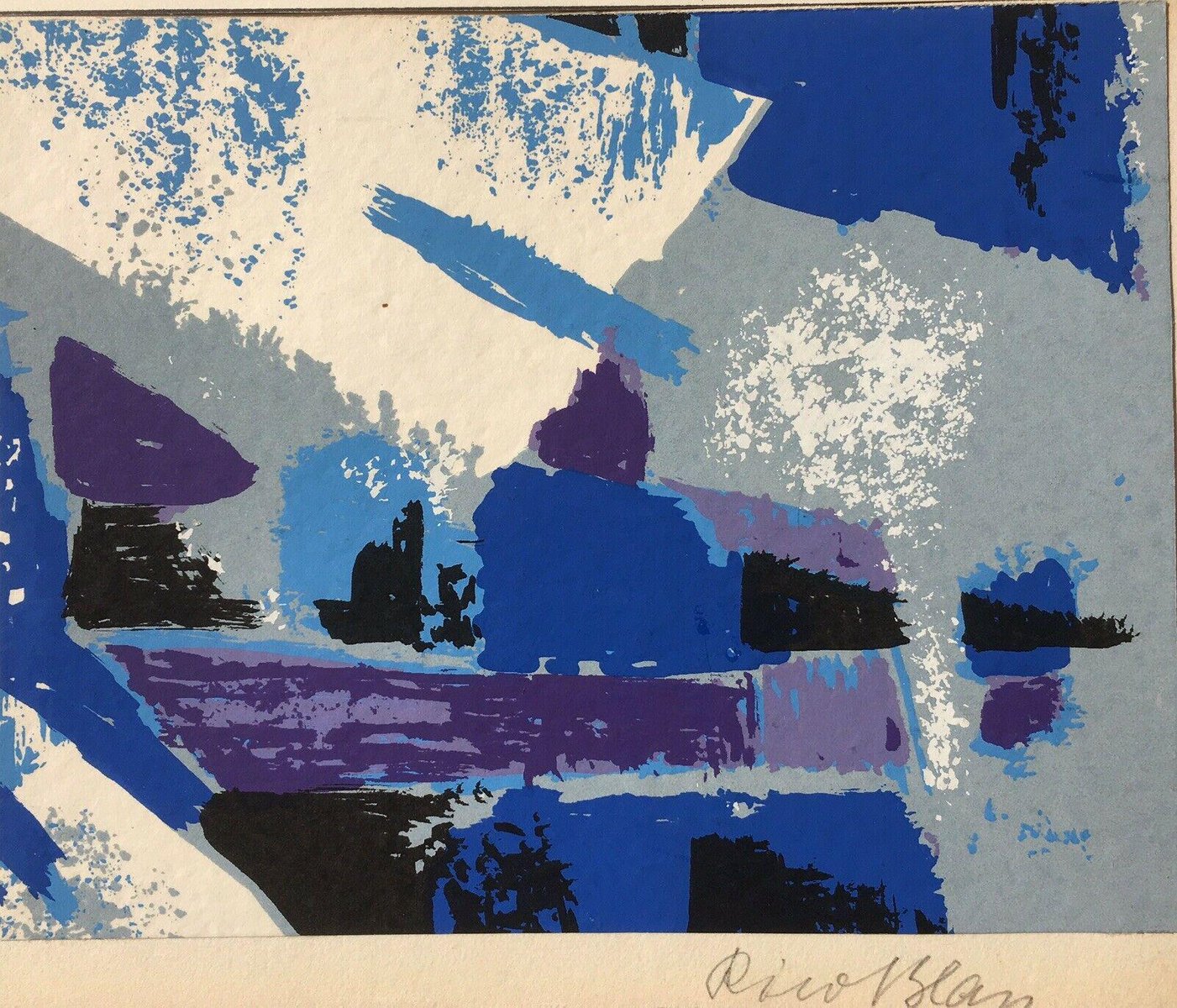 Rico Blass, 1908-2002, Lithographs, Set of 3 for sale at Pamono