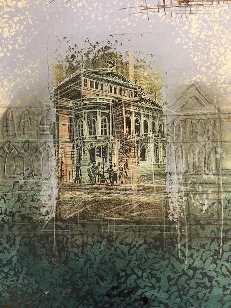 Annabel Hewitt, Frankfurt 22, Watercolor for sale at Pamono