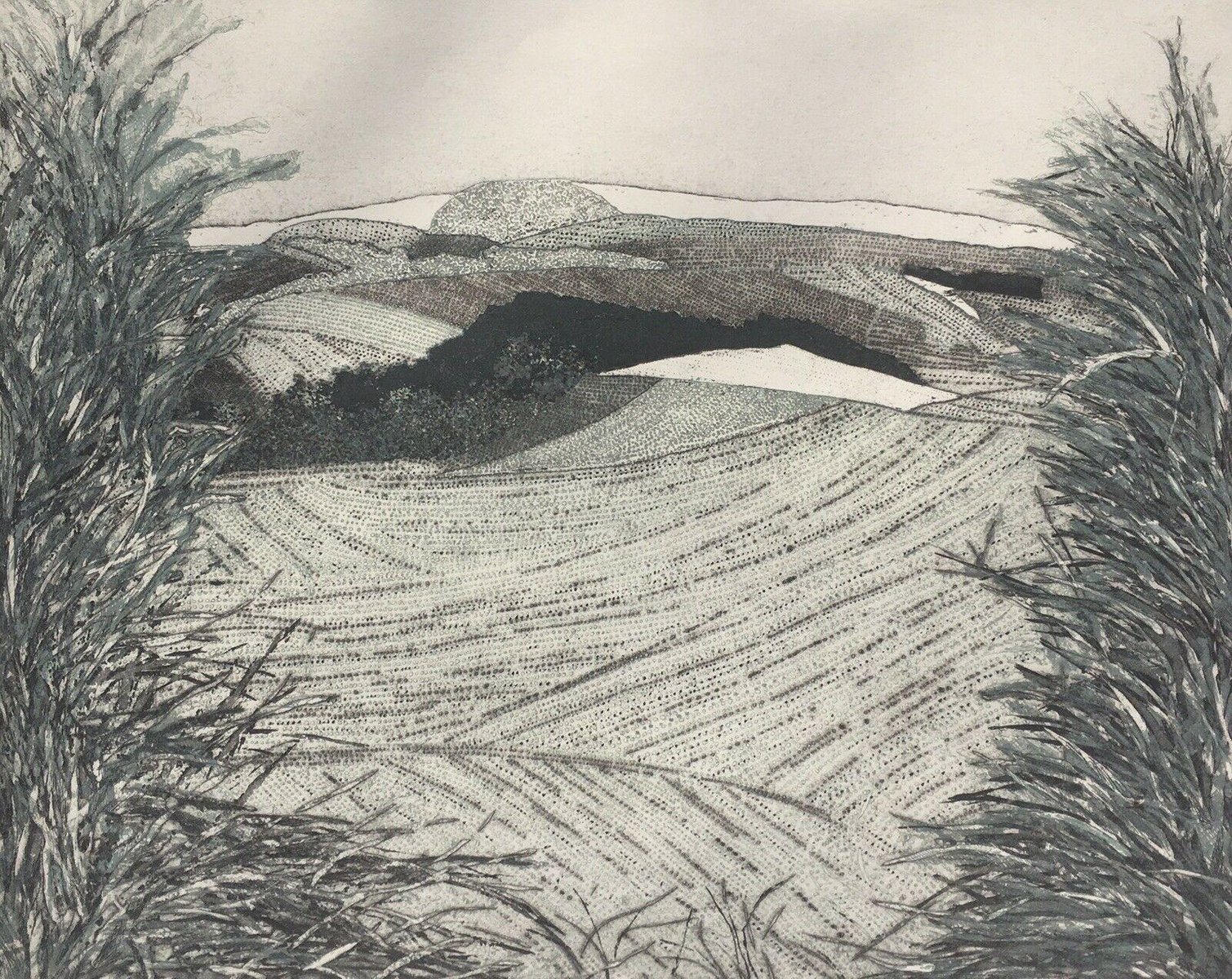 Peter Redeker, Landscape, Etching for sale at Pamono