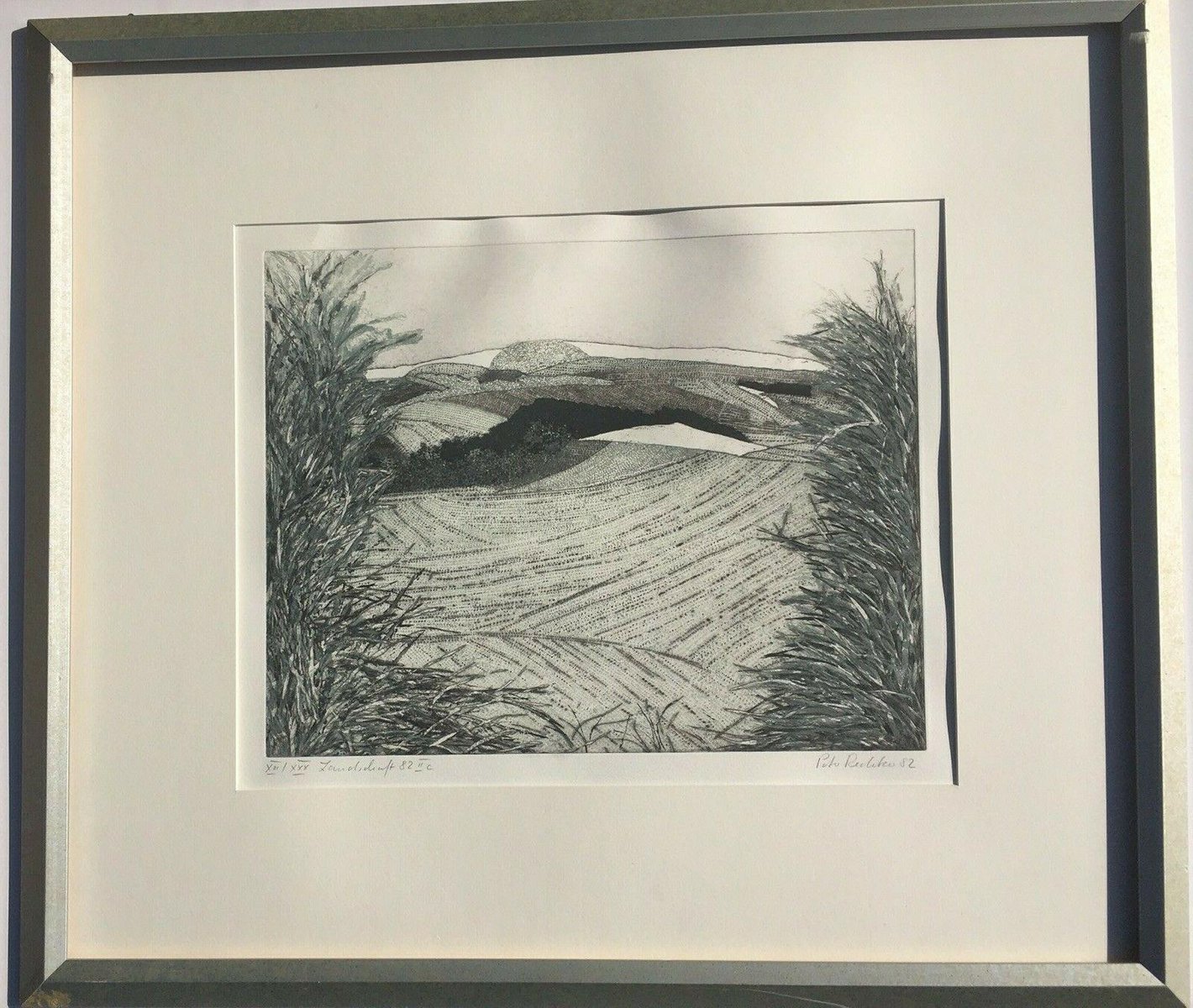 Peter Redeker, Landscape, Etching for sale at Pamono