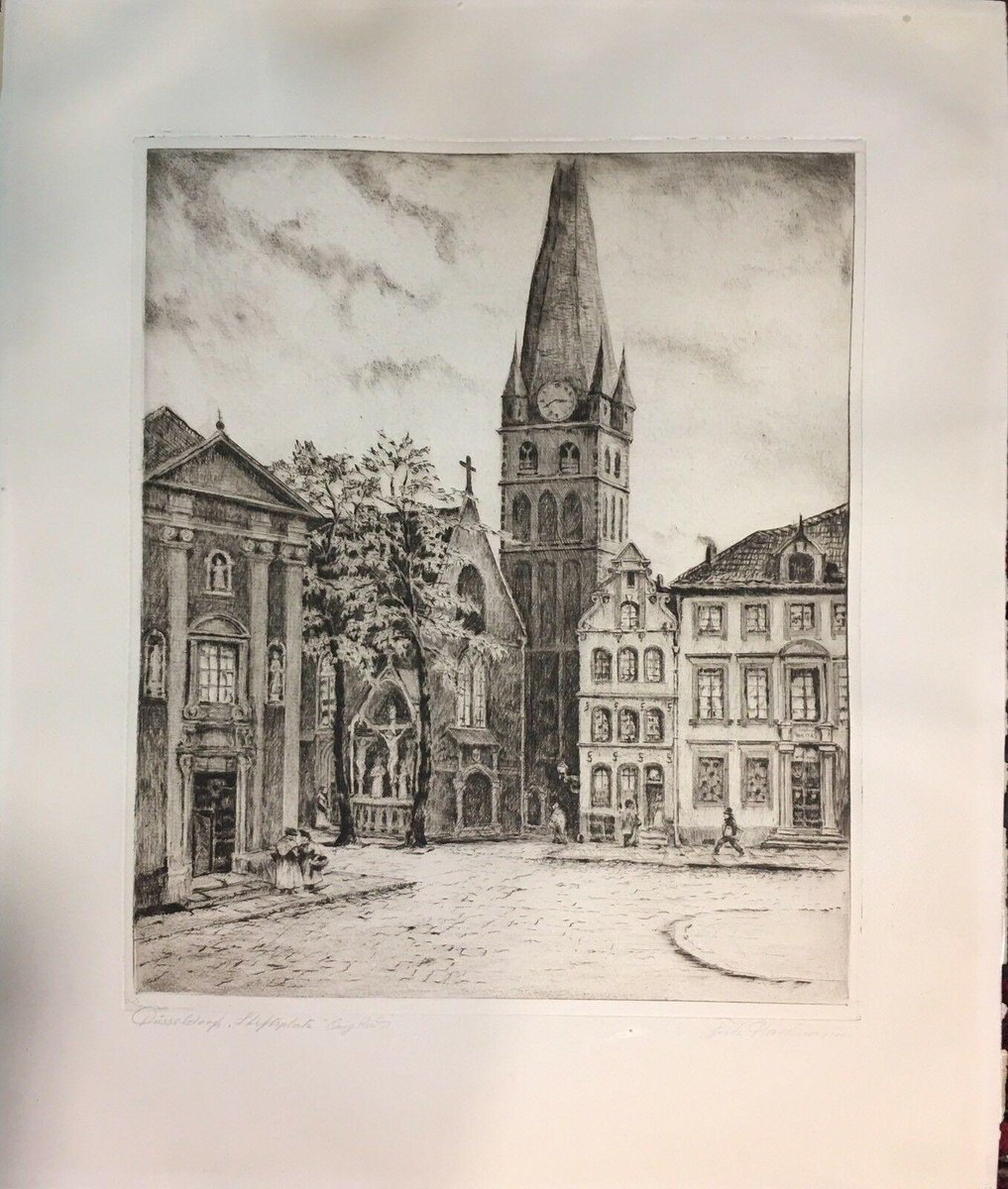 Friedrich Hartmann Fritz, Etching for sale at Pamono