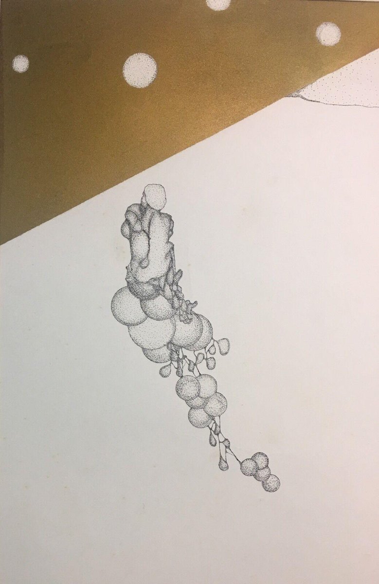 Unknown, Abstract Composition, 1973, Drawing for sale at Pamono