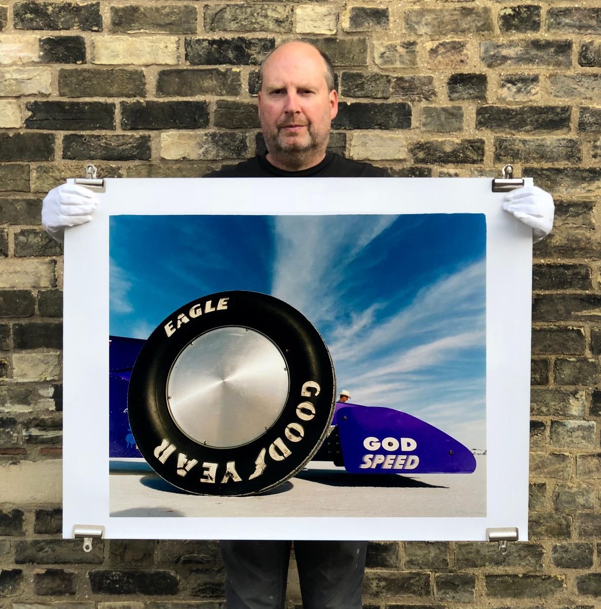 Godspeed - Good Year, Bonneville, Utah - Car In Landscape Color ...