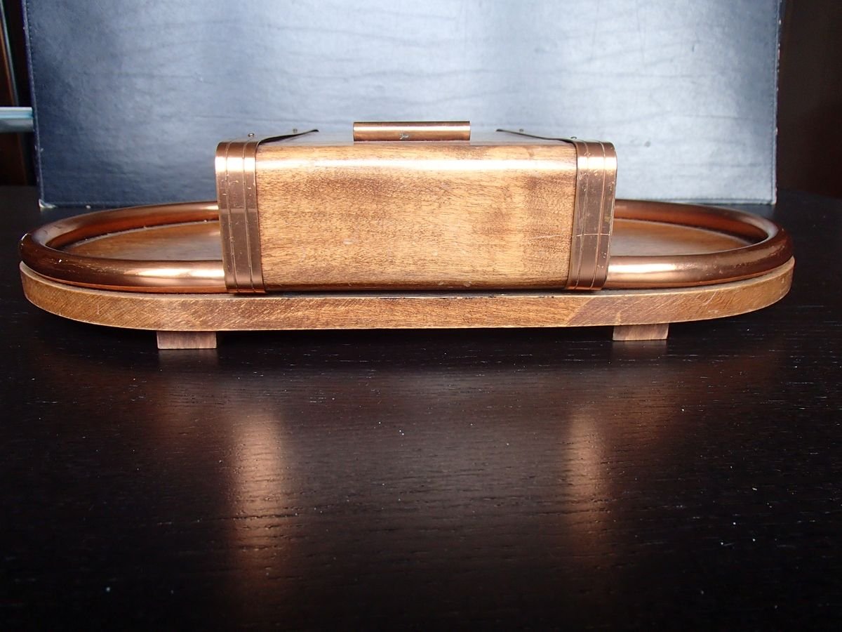 Art Deco Cigarette Box with Rolling Mechanism, 1930s for sale at Pamono