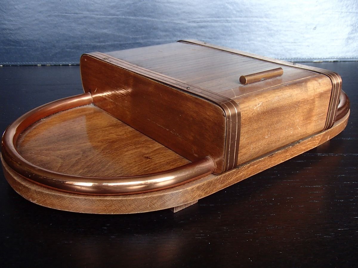 Art Deco Cigarette Box with Rolling Mechanism, 1930s for sale at Pamono