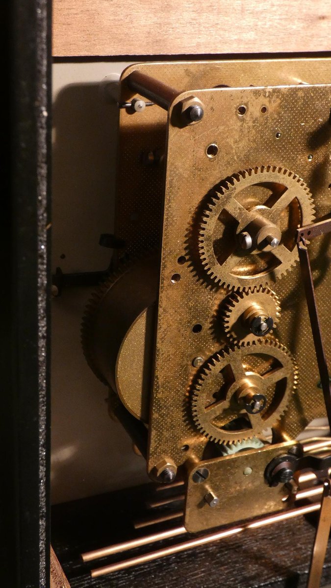 Melux Black Lacquer Tempus Fugit Pendulum Clock from Meazzi for sale at ...
