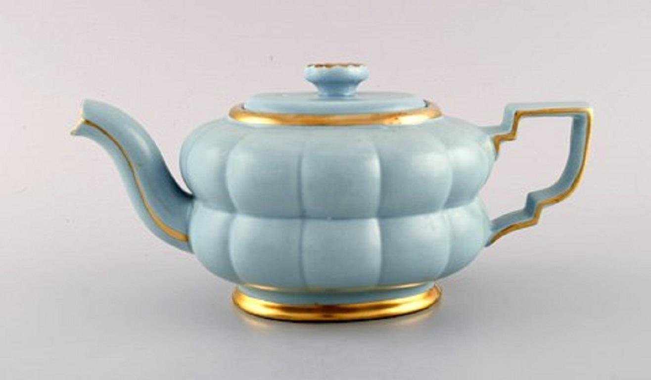 Art Deco Tea Service Set by Arthur Percy for Upsala-Ekeby, Set of 17 ...