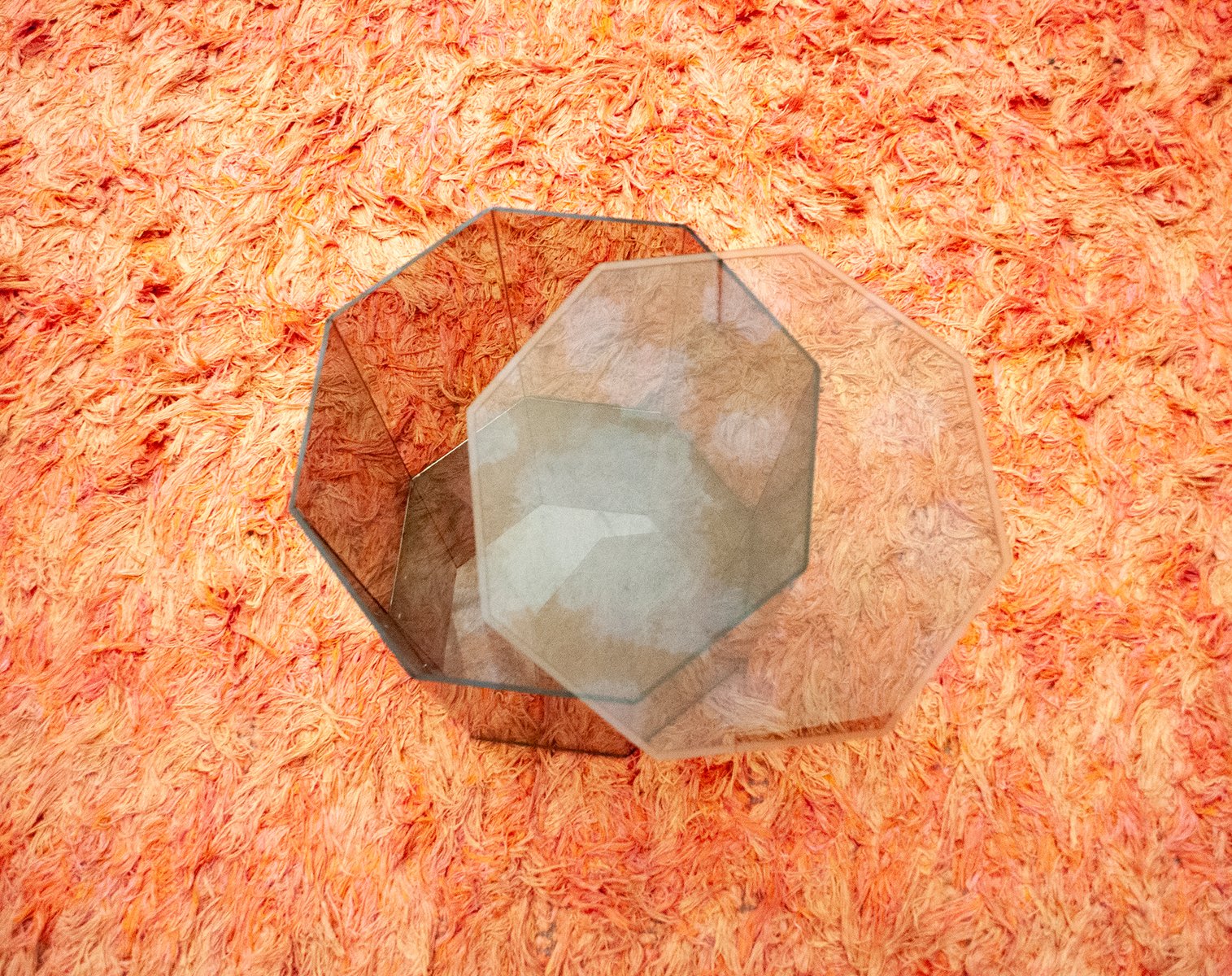 Acrylic Glass Containers and Baskets, 1970s, Set of 4 for sale at Pamono