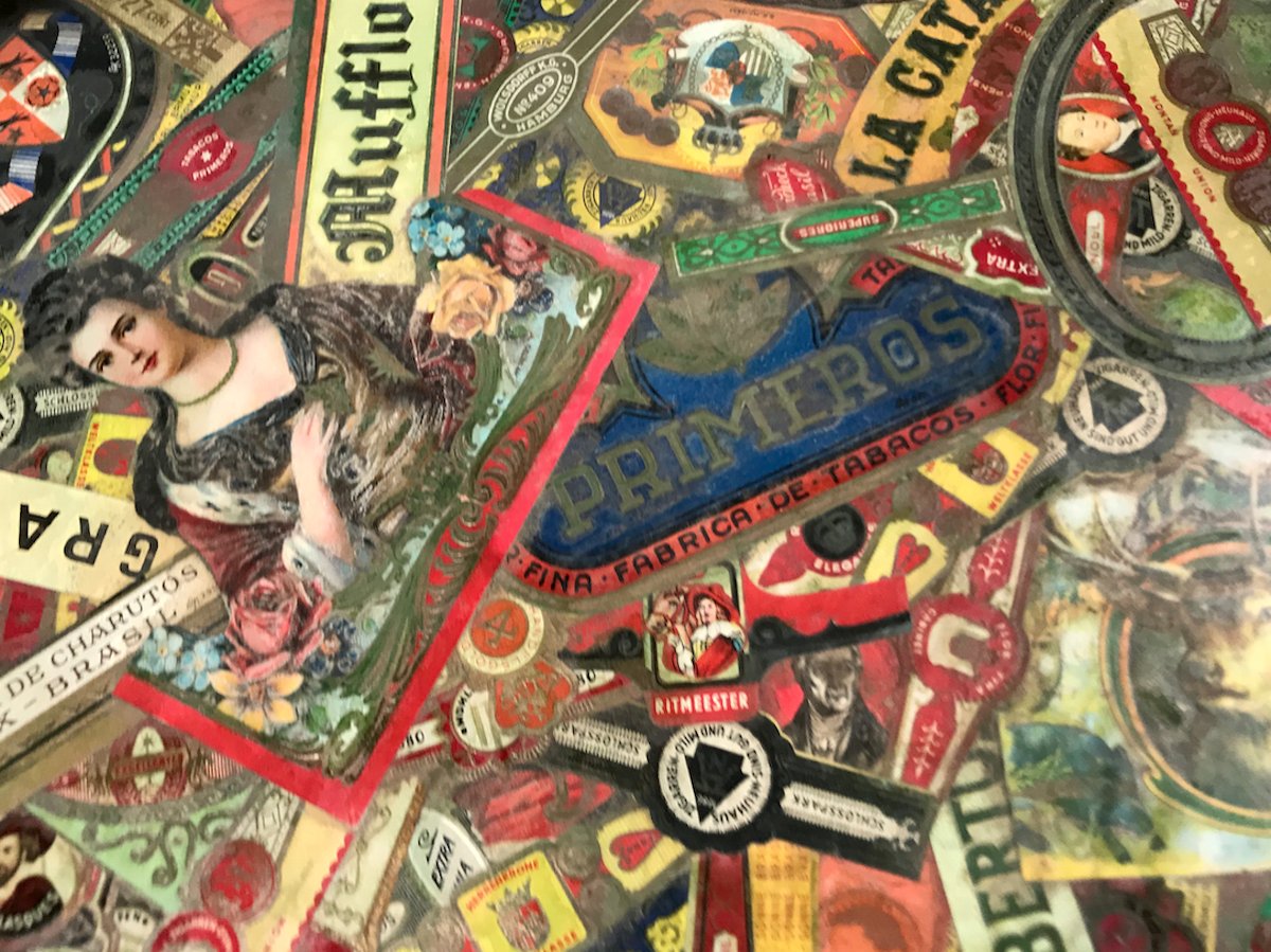 Antique Collage, 1900s for sale at Pamono