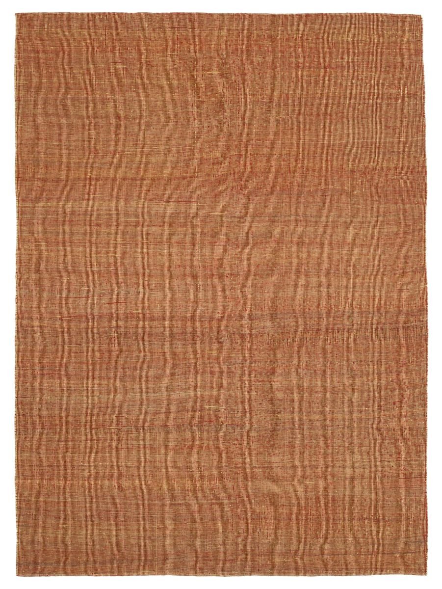 Turkish Orange Handmade Wool Flatwave Kilim Carpet for sale at Pamono