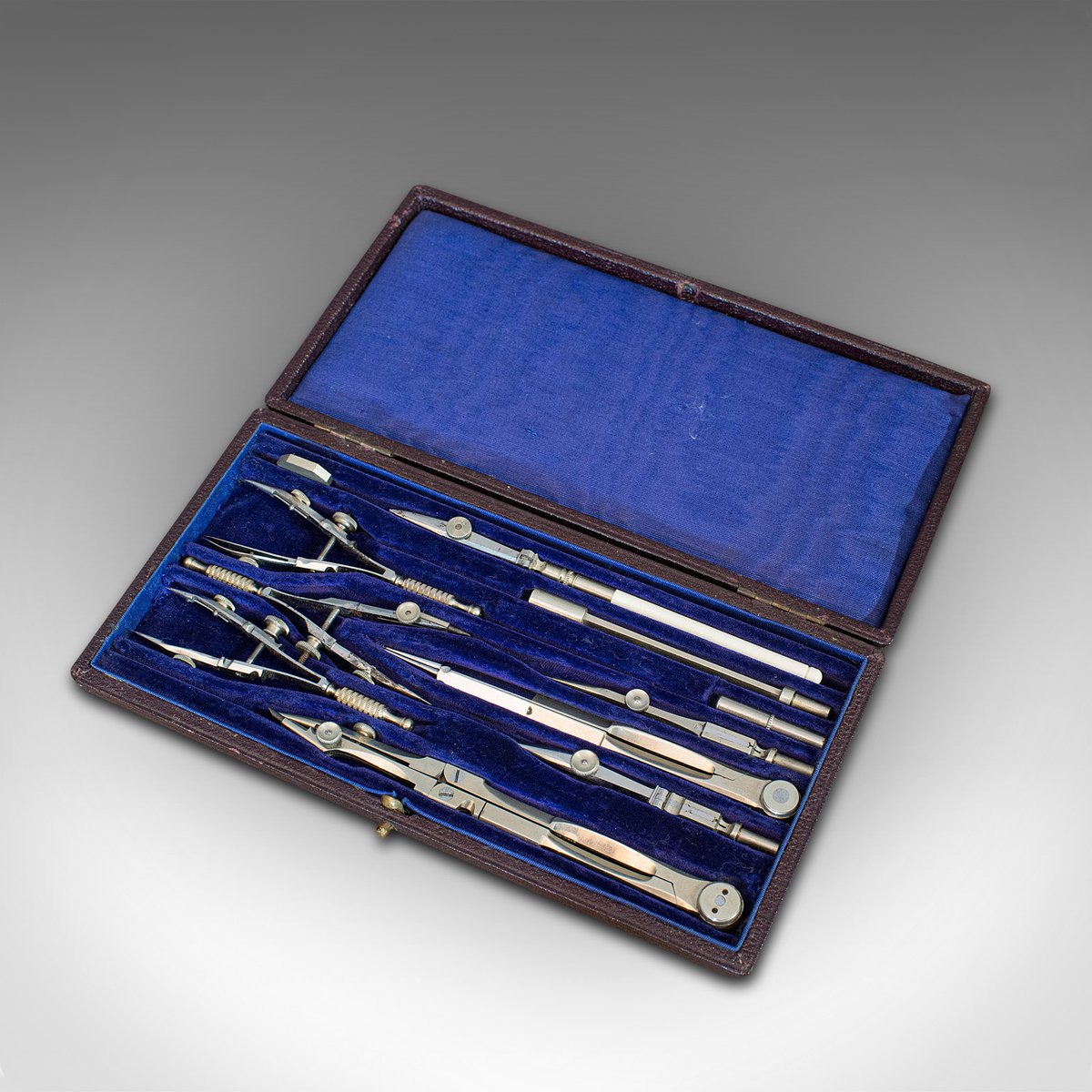 Antique English Cartographer's Instruments, Set of 12 for sale at Pamono