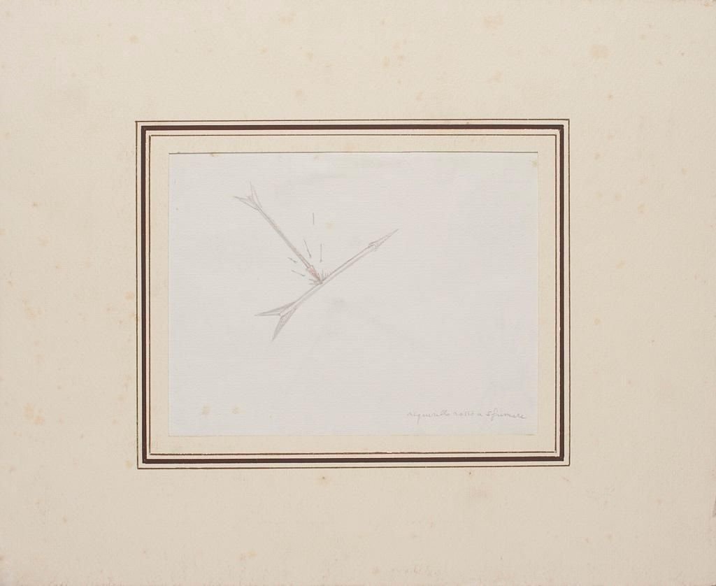 Bruno Conte, Red Watercolor, Original Pencil and Watercolor by Bruno ...