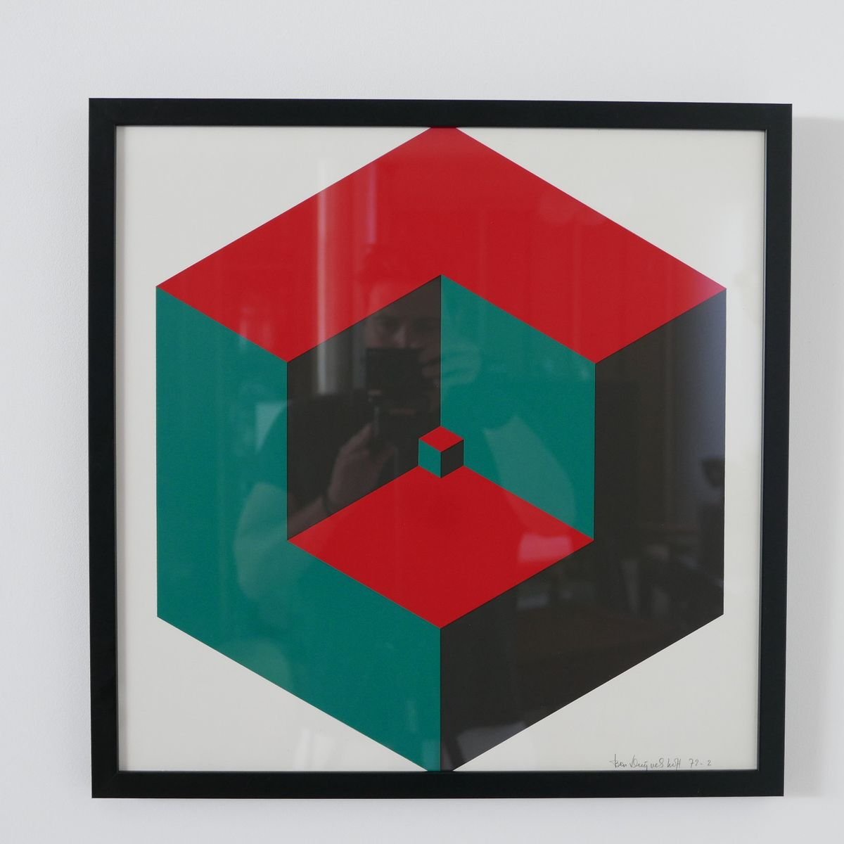 Dutch Geometric Composition, 1970s, Print for sale at Pamono