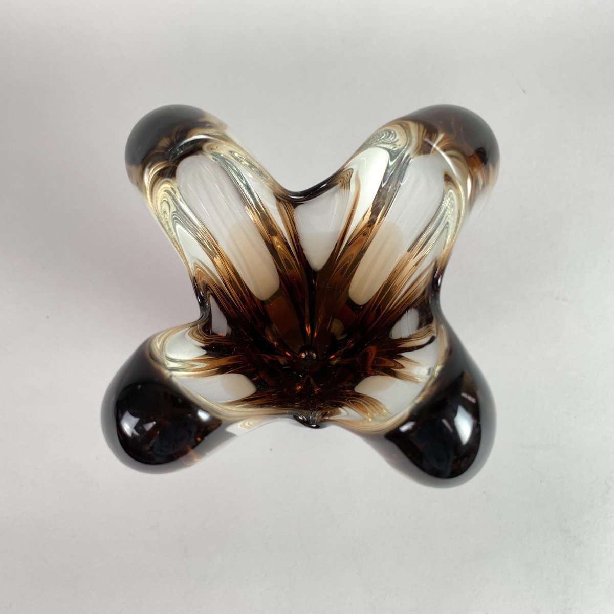 Art Glass Vase by Jan Beranek for Skrdlovice Glasswork, 1960s for sale ...