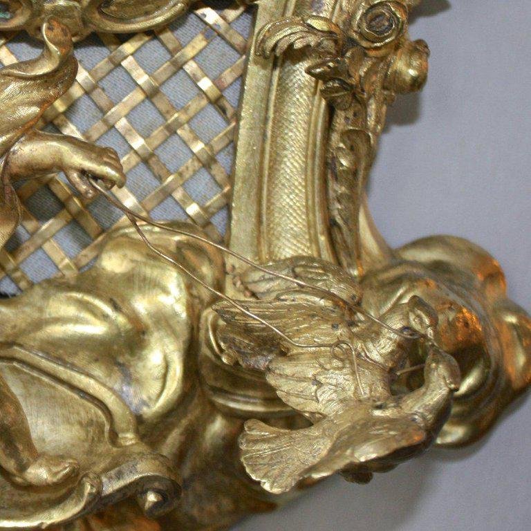 Louis XV Style Cartel Clock by Philippe Caffieri for sale at Pamono