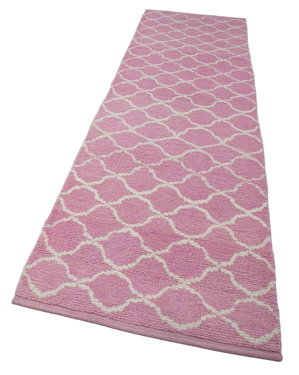 Pink Moroccan Runner Rug for sale at Pamono