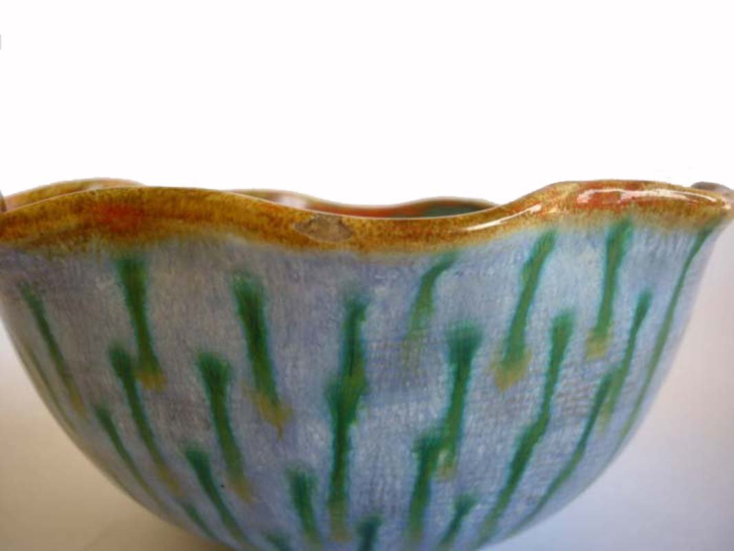 Italian Pottery Bowl from La Casa Dell'arte, 1920s for sale at Pamono