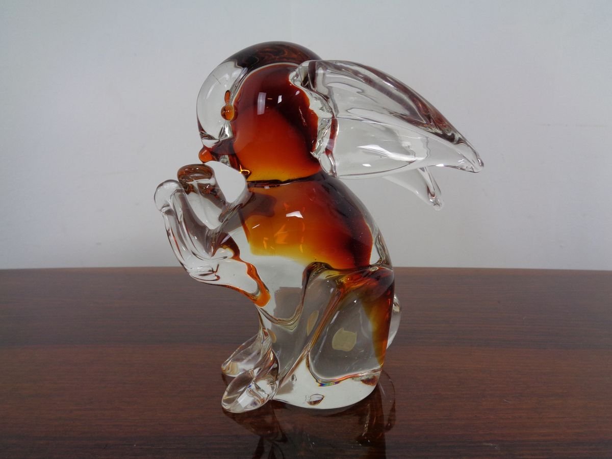 Large Italian Murano Glass Rabbit from Murano, 1960s for sale at Pamono