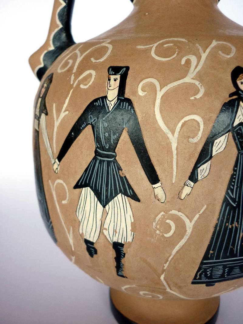 Dorgali Sardinia Ceramic Vase by Paolo Loddo, 1950s for sale at Pamono