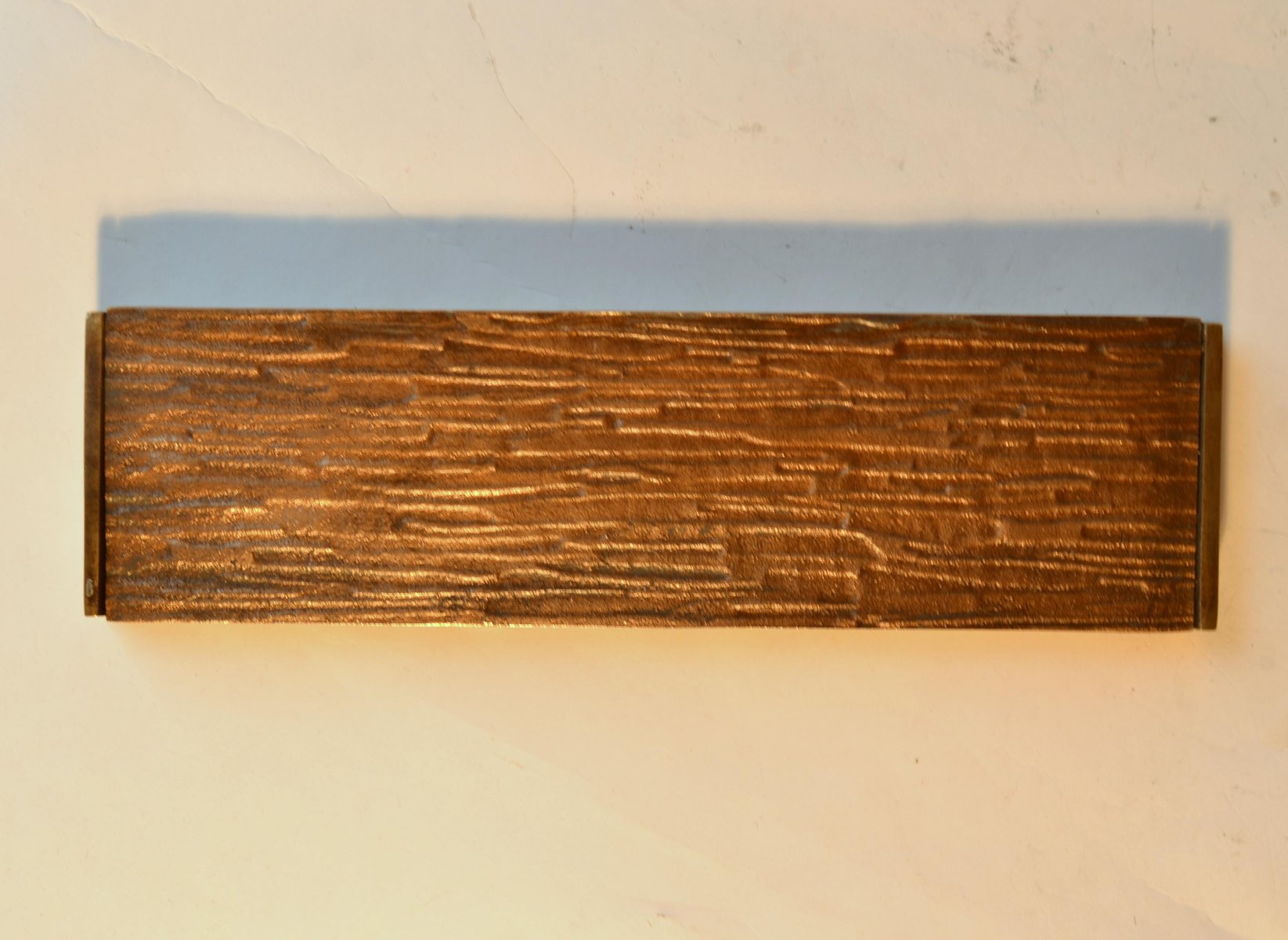 Square Bronze Push and Pull Door Handles and Letterbox, Set of 3 for ...