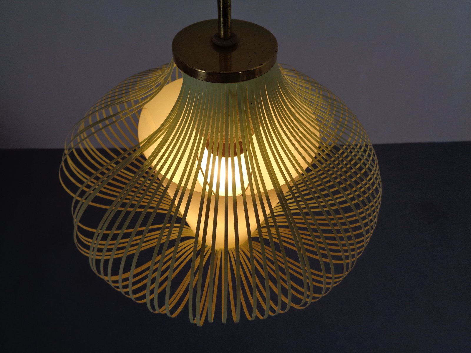 Filigree Spaghetti Ceiling Lamps, 1950s, Set of 2 for sale at Pamono