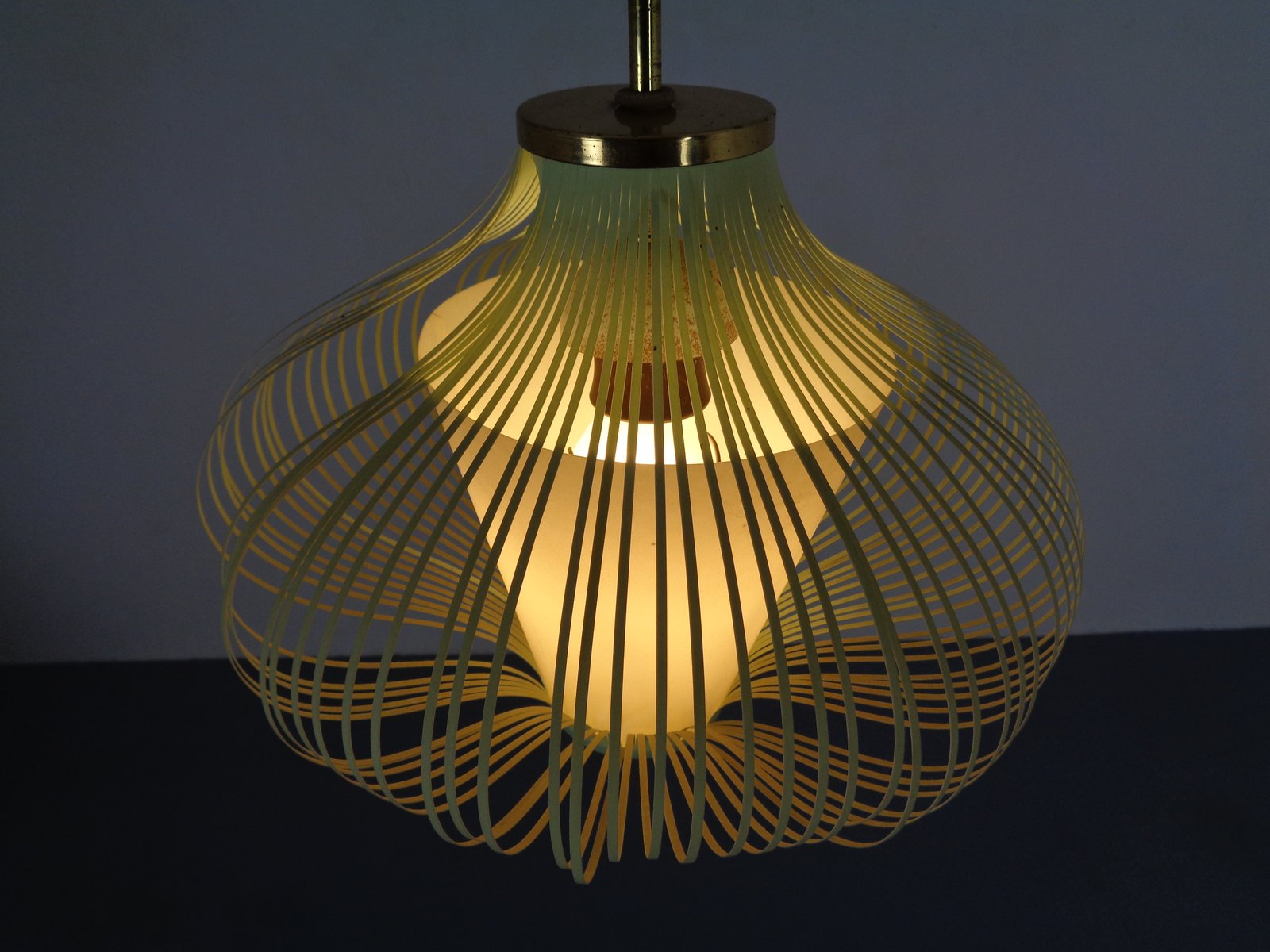 Filigree Spaghetti Ceiling Lamps, 1950s, Set of 2 for sale at Pamono