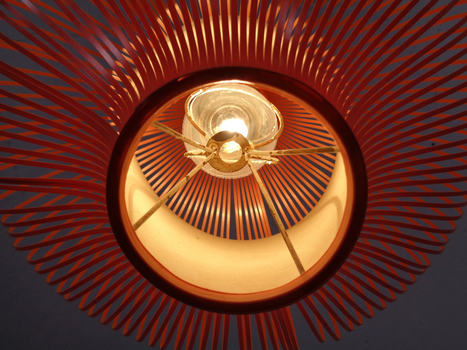 Filigree Spaghetti Ceiling Lamps, 1950s, Set of 2 for sale at Pamono