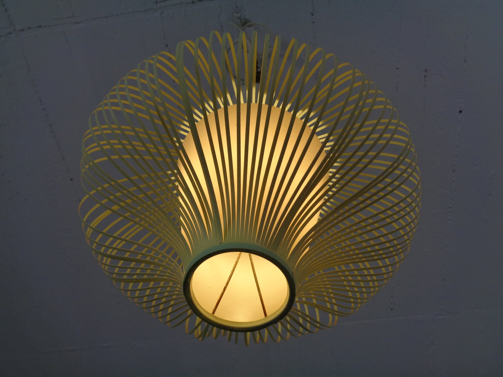 Filigree Spaghetti Ceiling Lamps, 1950s, Set of 2 for sale at Pamono