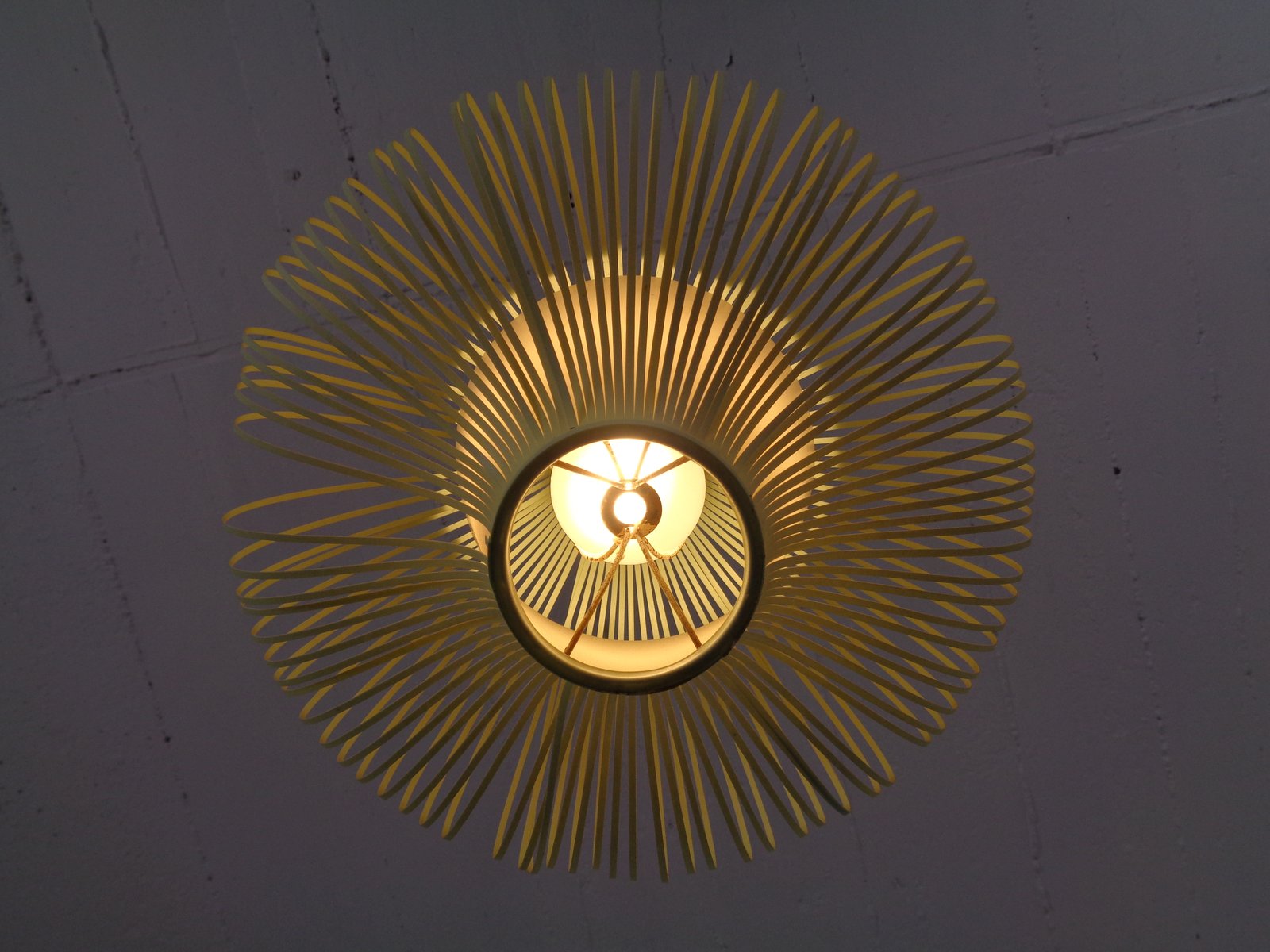 Filigree Spaghetti Ceiling Lamps, 1950s, Set of 2 for sale at Pamono