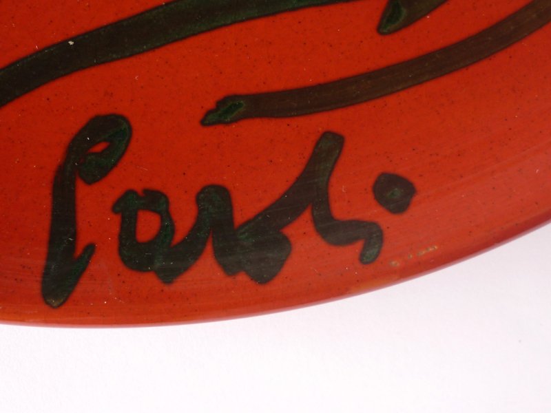 Italian Ceramic Plate by Luigi Garoli for Ceramiche Arcore, 1970s for ...