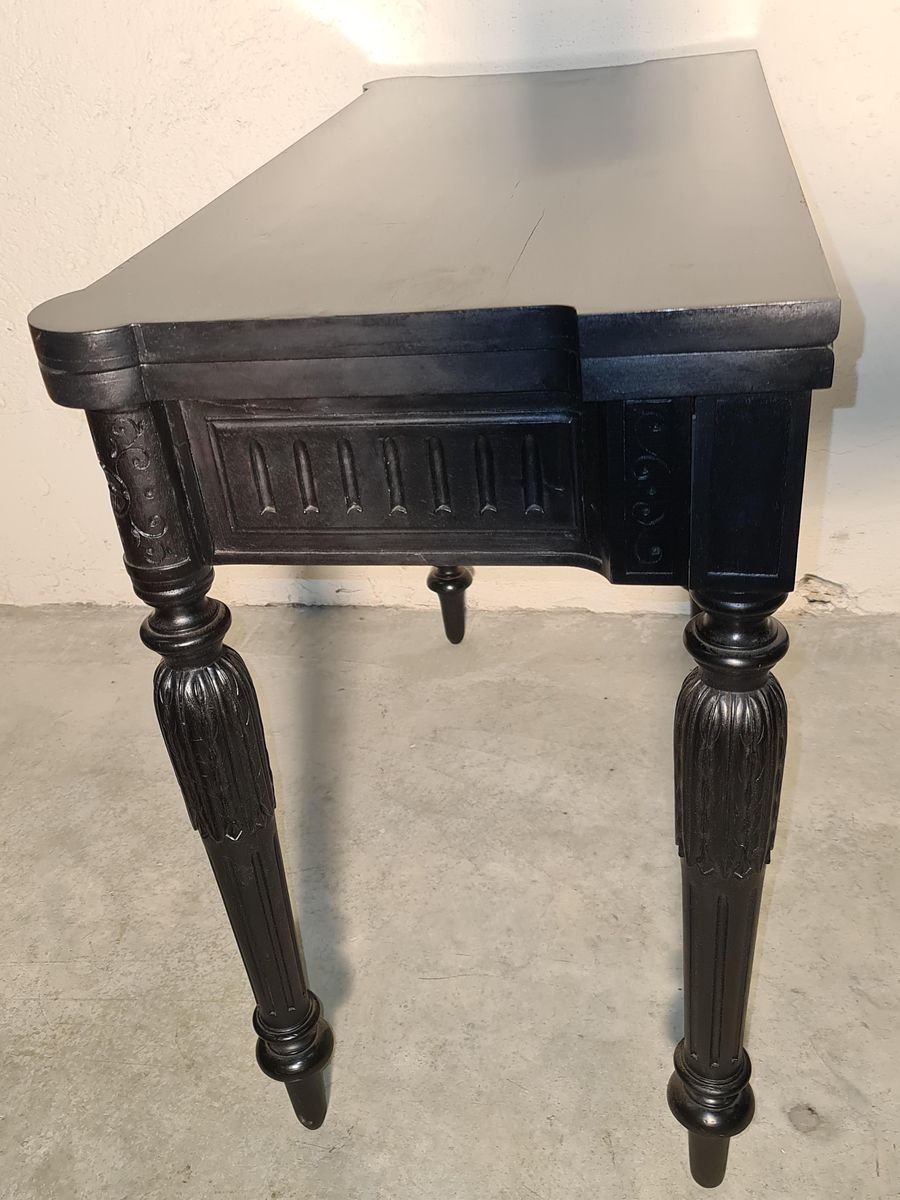 Antique Art Nouveau Black Game Table for sale at Pamono