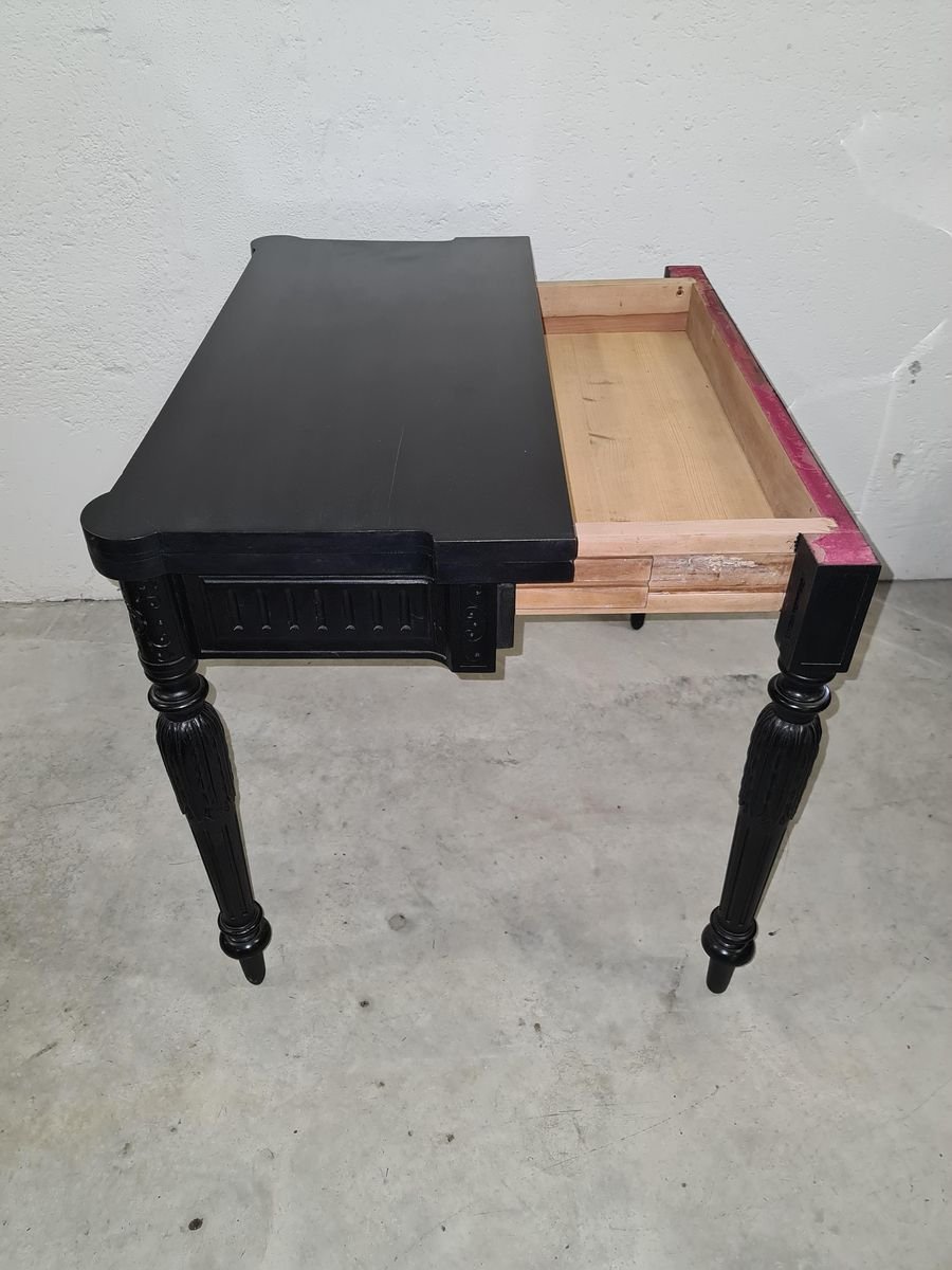 Antique Art Nouveau Black Game Table for sale at Pamono