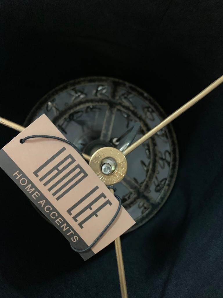 Art Deco Style Table Lamp by Leeazanne for Lam Lee Group Dallas, 1990s ...