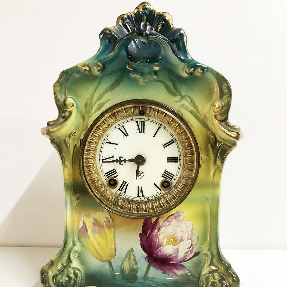 German Royal Bonn Table Clock, 1940s for sale at Pamono