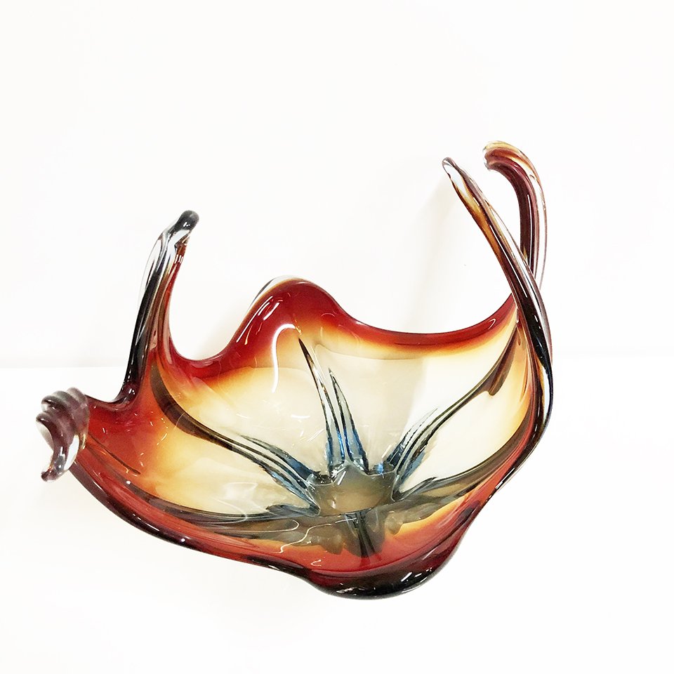 Vintage Red Murano Glass, 1960s for sale at Pamono