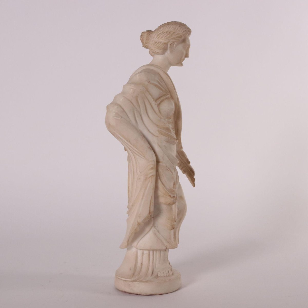 Sculpture of a Roman Matron in White Marble, Italy, 19th Century for ...