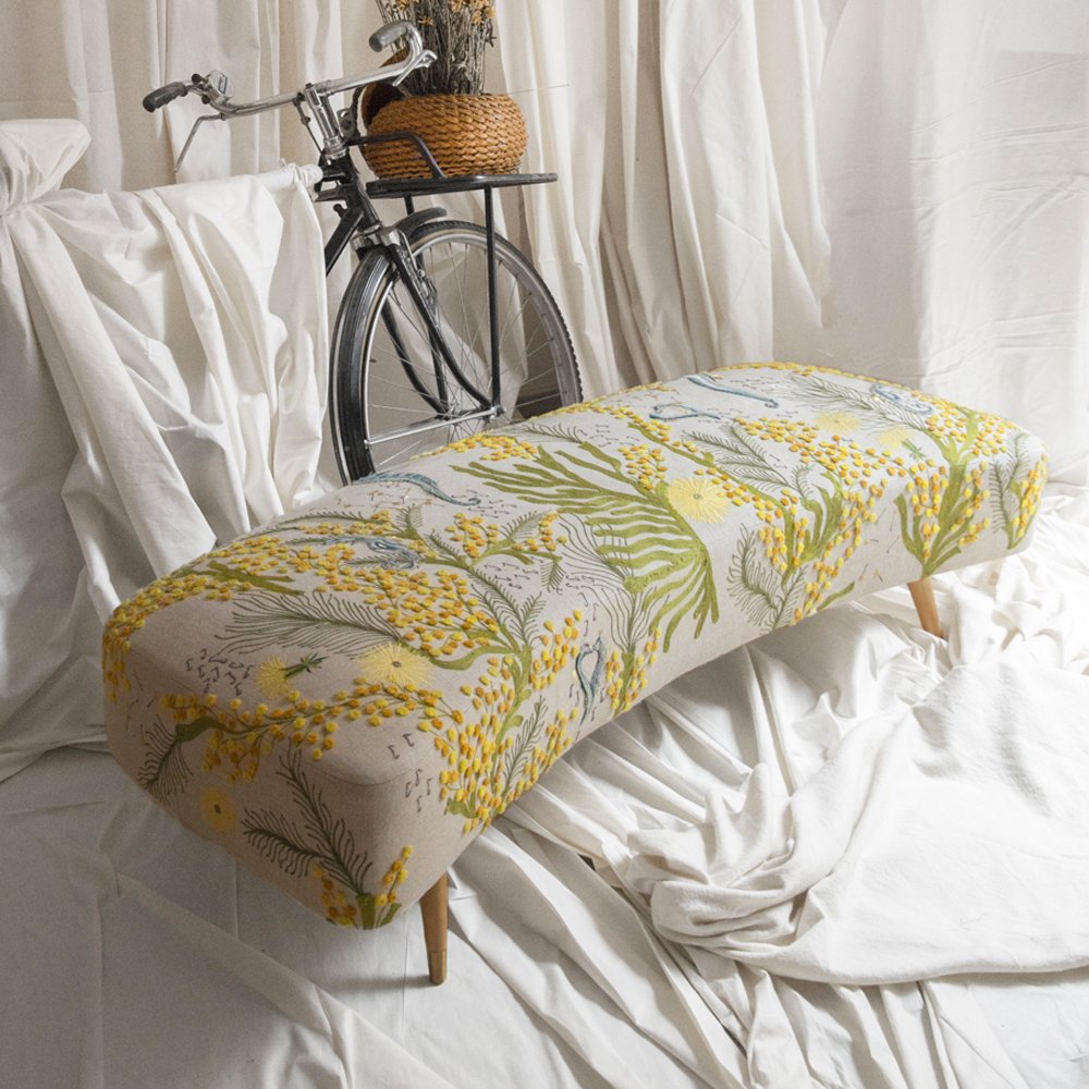 Fattouch Mimosa Bench by Bokja for sale at Pamono