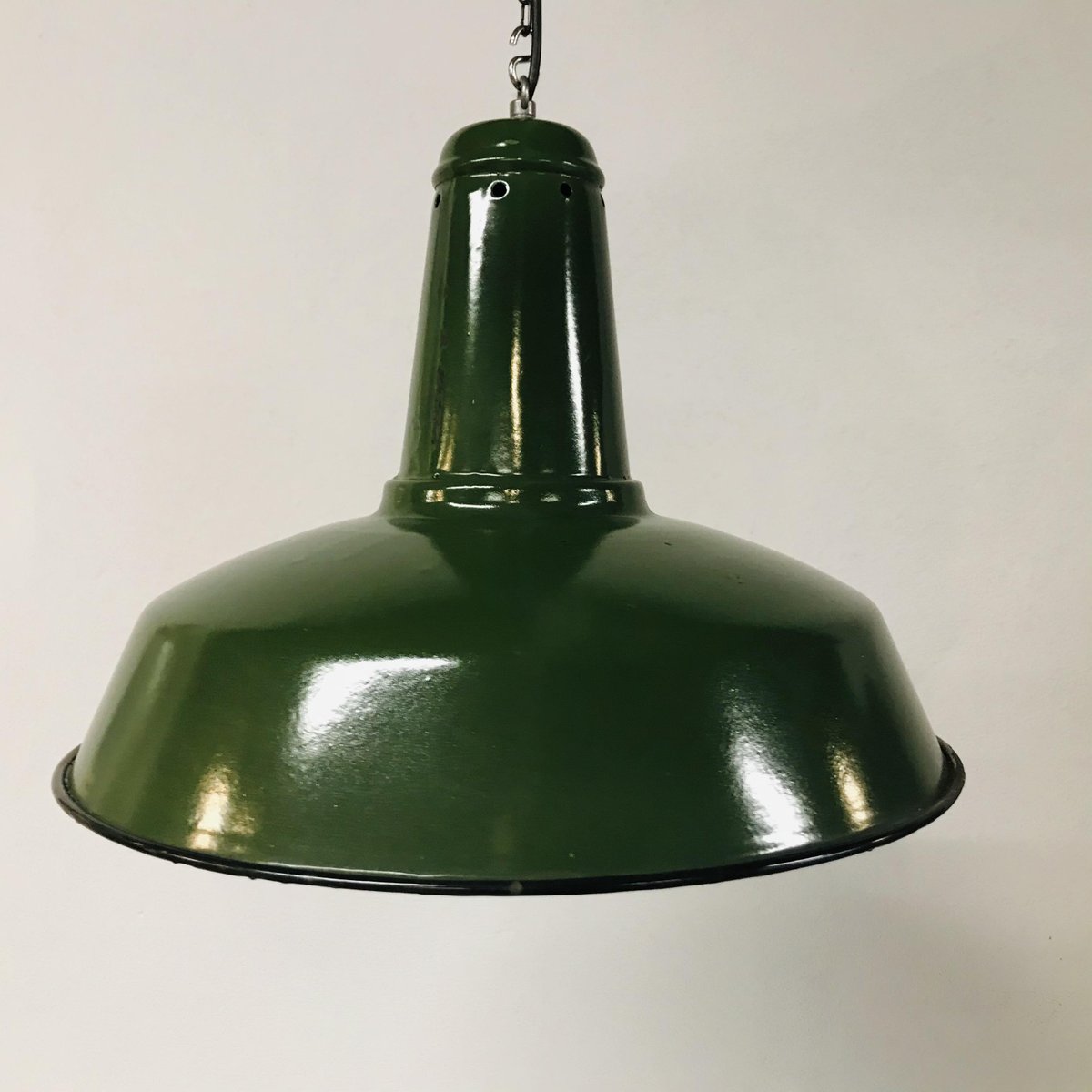 Bauhaus Green Factory Light for sale at Pamono