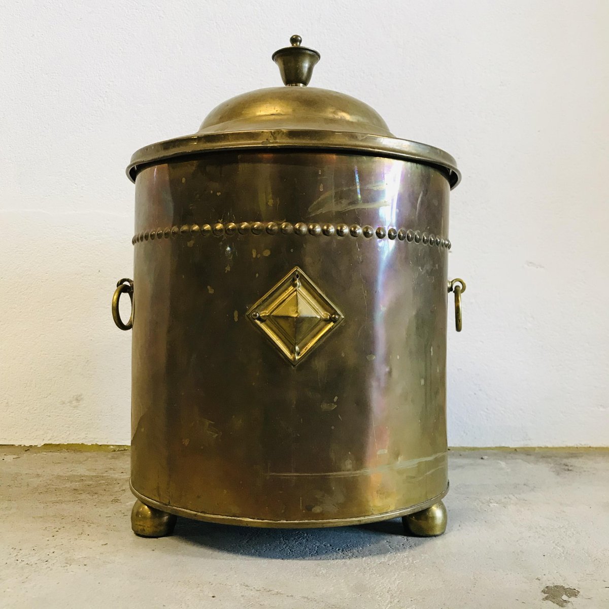 Brass and Copper Cooler for sale at Pamono