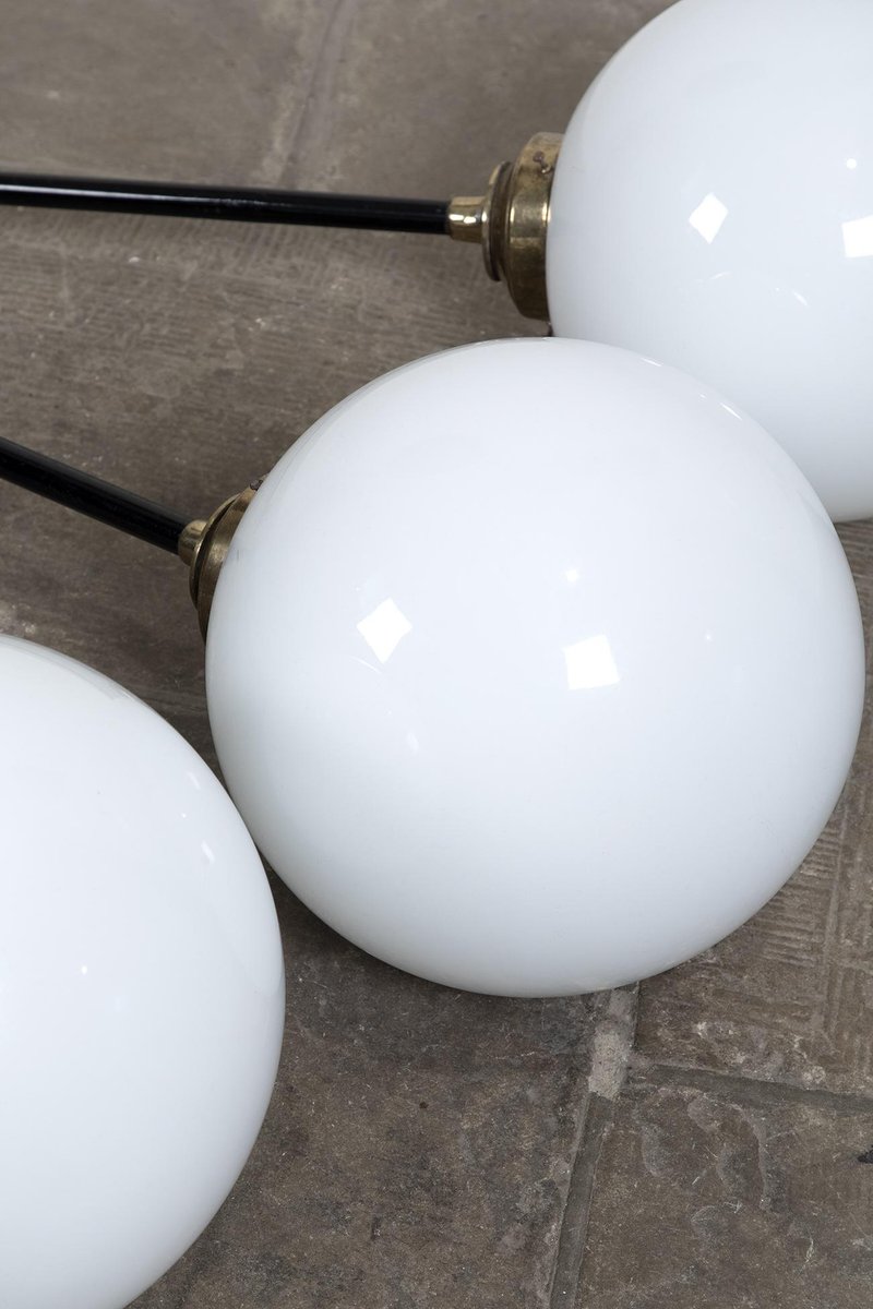 Opaline Ceiling Light, 1920s for sale at Pamono