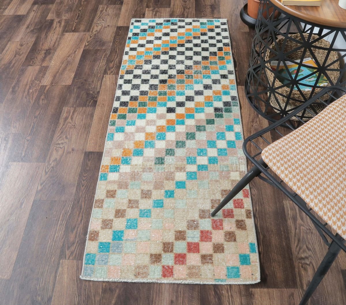 Vintage Turkish Hallway Runner for sale at Pamono